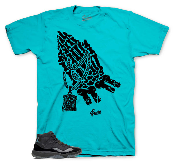 Sneaker tees match Jordan 11 Gamma Blue | gamma Bear Design