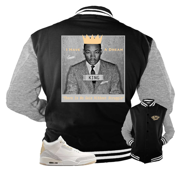 Jordan Retro 3 craft ivory Tees & sneaker outfits | freedom jacket