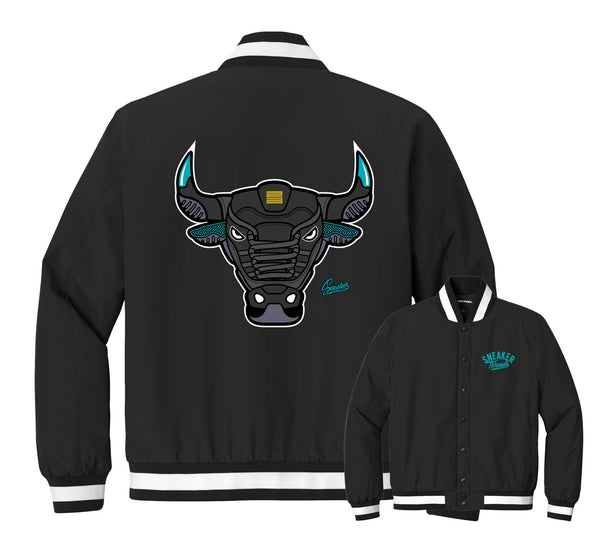 Varsity jackets to match Jordan 11 Gamma Blue | war bully Jacket