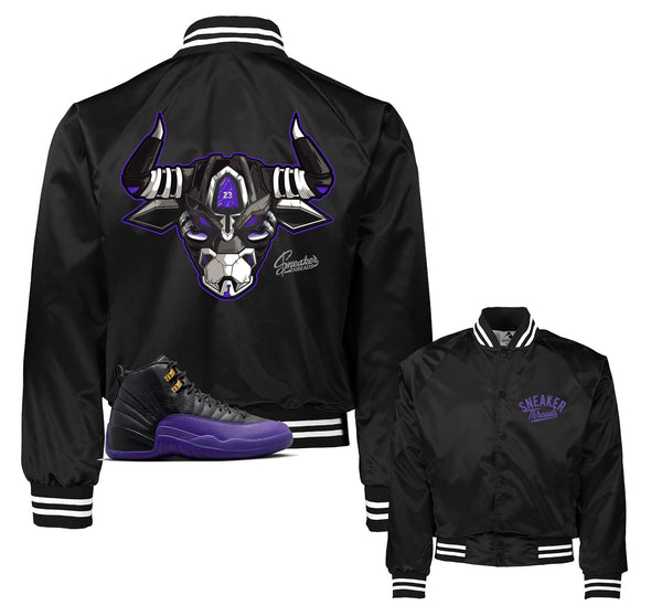 Jordan Retro 12 Field Purple Sneaker Jackets | war bully jacket