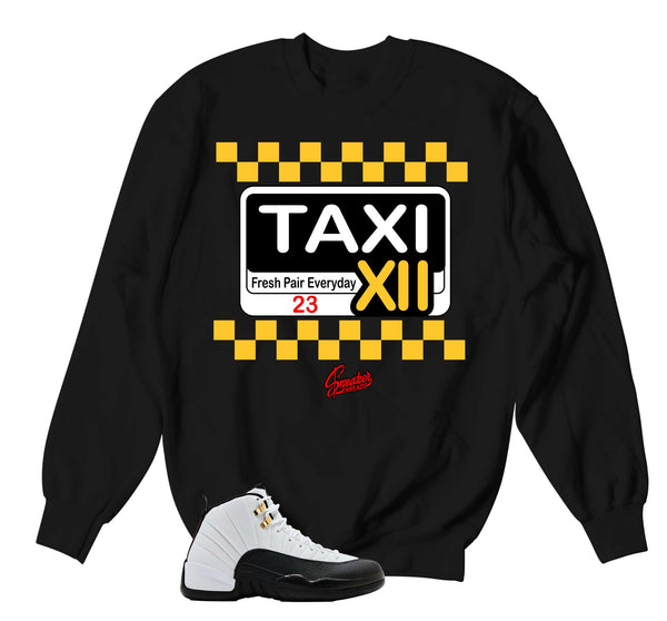 SweatshirtsTo Match Air Jordan 12 Taxi Sneakers | Service Sweater