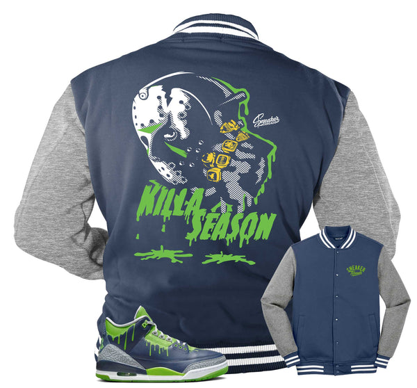 Jordan Retro 3 Doernbecher Hugo Jackets & Coats | killa season varsity ...