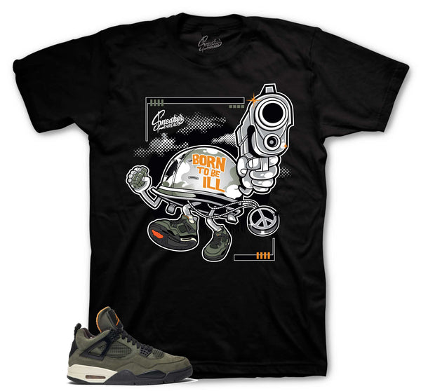 Sneaker Shirts Match Retro 4 Undefeated AJ4 Shoes | Born to be ill ...