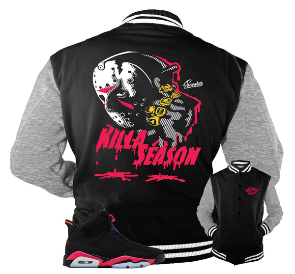 Varsity jackets match Jordan 11 Legend Blue Columbia | win 23 satin jacket
