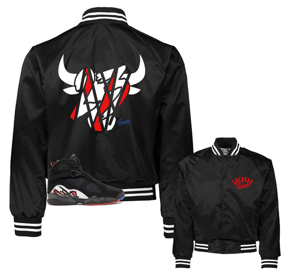Jordan Retro 8 playoffs Jackets and Varsity jackets | Fresh 8s jacket