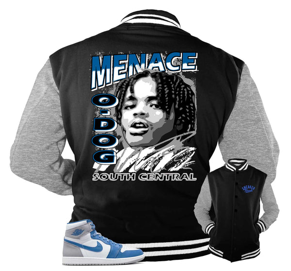 Jordan Retro 1 true blue Sneaker Jackets | 90s Jacket