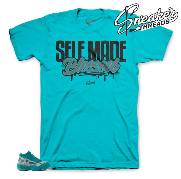 Jordan 11 rio teal official matching sneaker tees for retro 11 ie shoes.