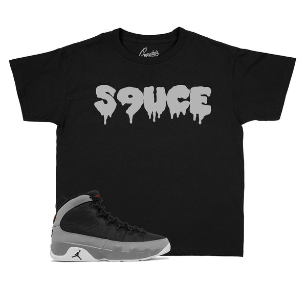 Kids sneaker Release Tees For Jordan 9 Particle Grey GS | S9uce Shirts