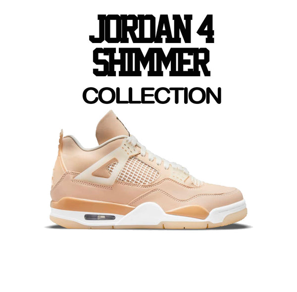 The best tees to match Jordan 4 shimmer retro 4s clothing